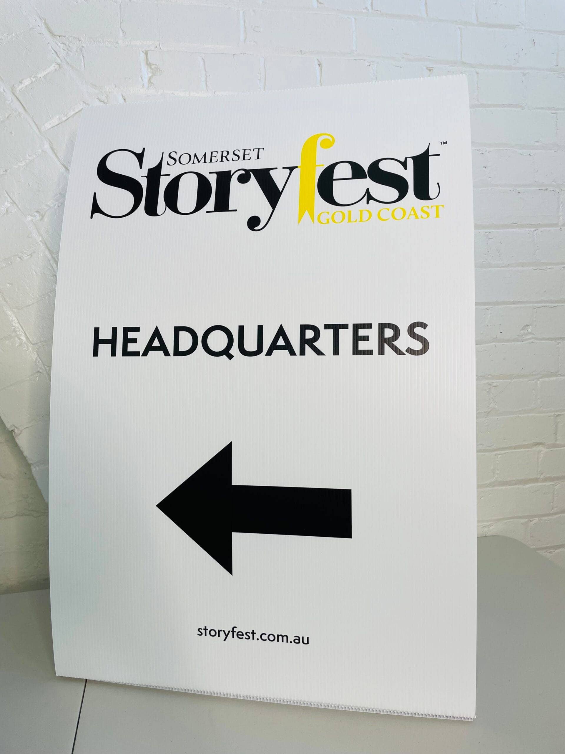 Flute A Frame Signs | MarqMee