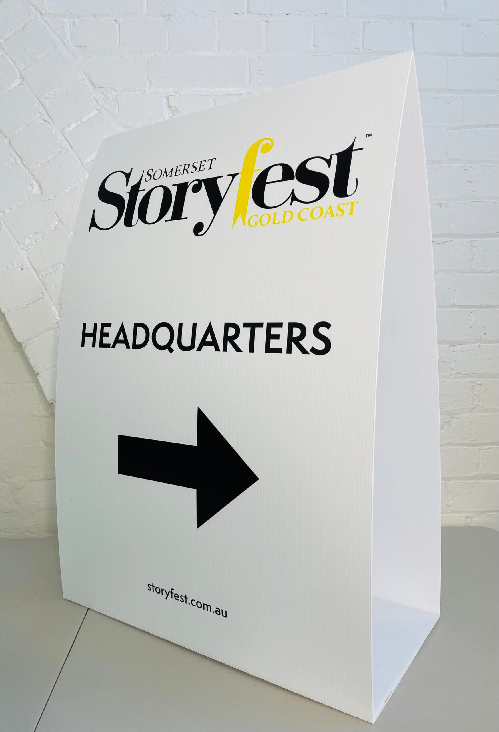 Flute A Frame Signs | MarqMee